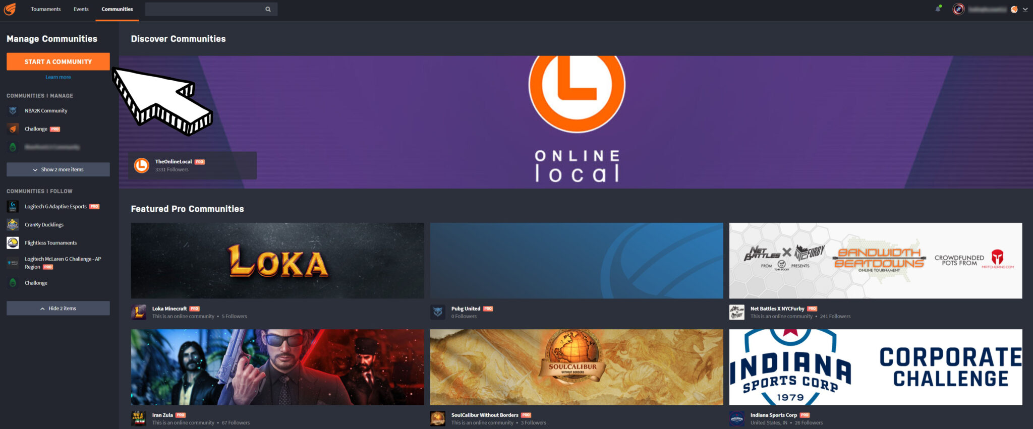 How To Create Your Own Community on Challonge – Challonge FOO